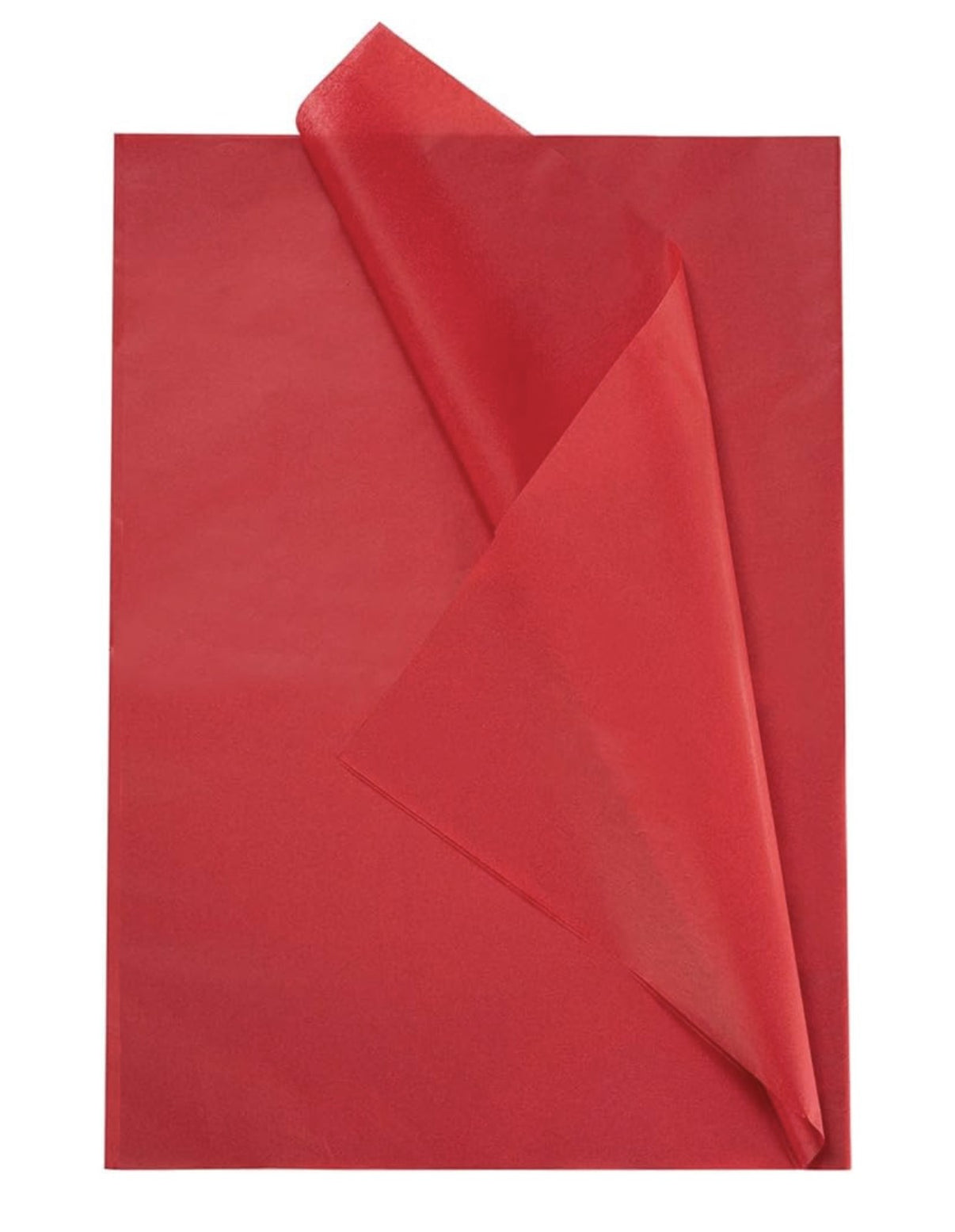 Tissue paper - red - 25 sheets – Random Panda