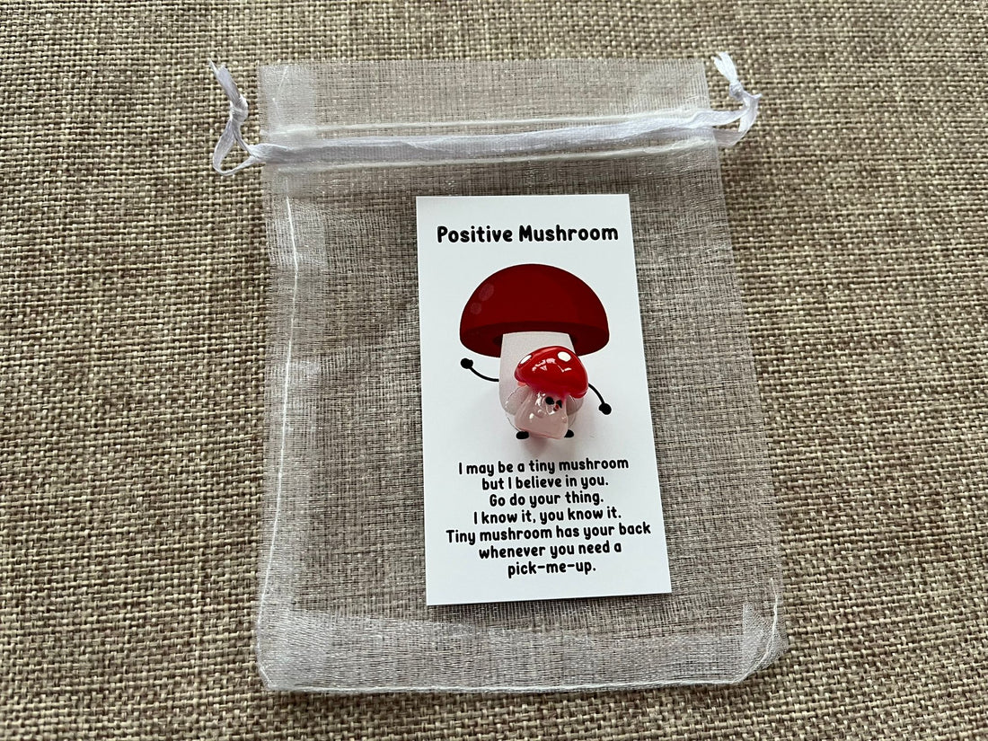Positive mushroom - motivational animal token – Random Panda