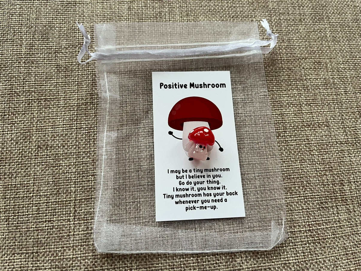 Positive mushroom - motivational animal token – Random Panda