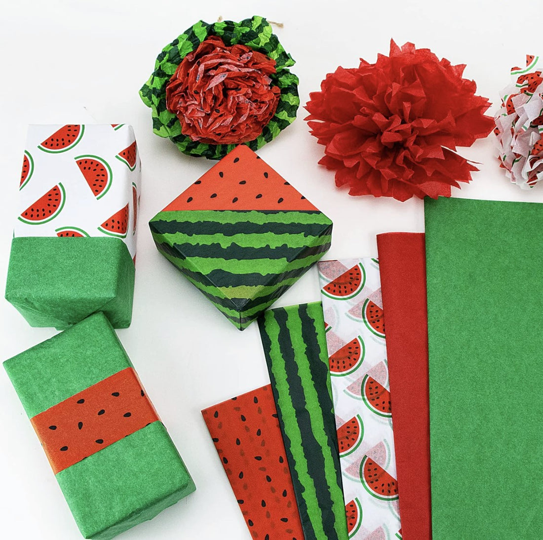 Watermelon theme tissue paper - 100 sheets – Random Panda